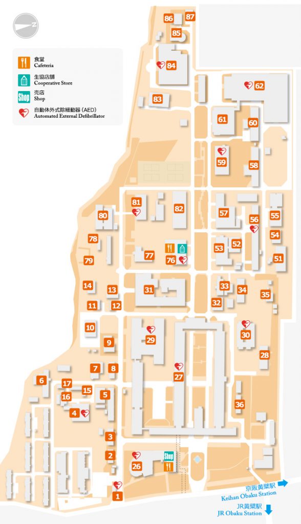 Facility Map | Outline of the School | Graduate School of Energy ...